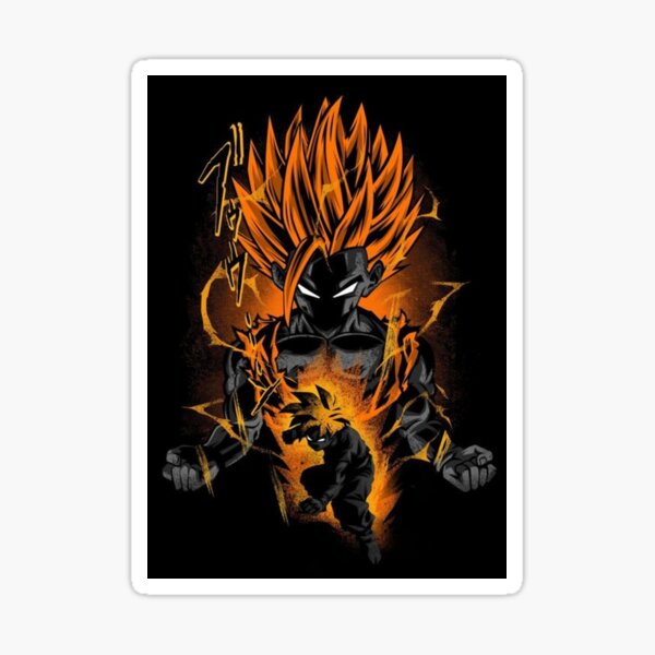 "gohan super saiyan 2" Sticker by ahmedtaki | Redbubble
