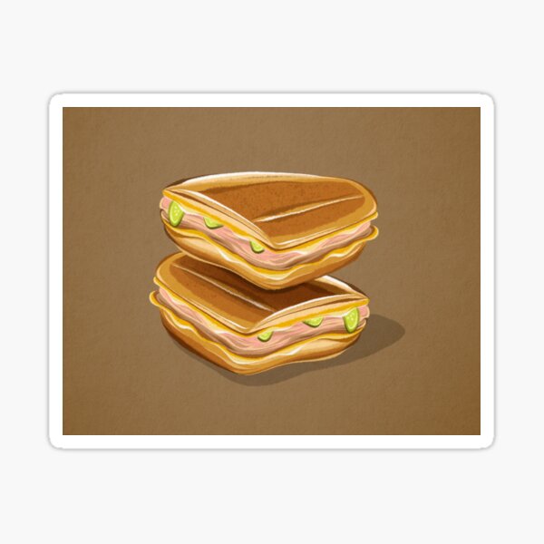"Cuban Sandwich" Sticker for Sale by hobarthiggins | Redbubble