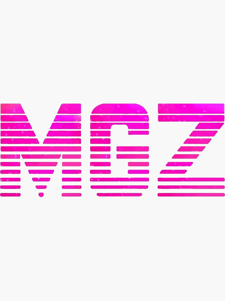 "PINK Morgz Galaxy Logo, Team Morgz, MGZ Merch," Sticker for Sale by ...