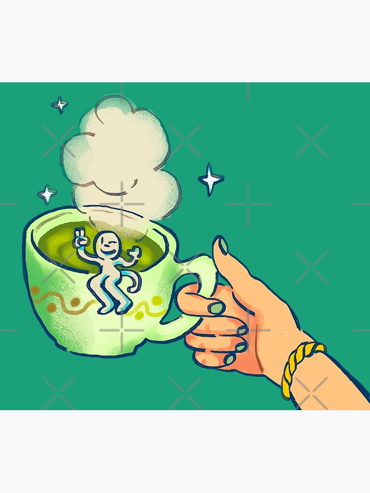 Póster «Dibujo la escena de caroline tea (sin versión de fondo ...