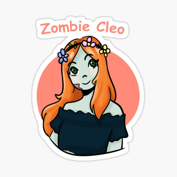 "Zombie Cleo" Sticker for Sale by Marlonshay | Redbubble