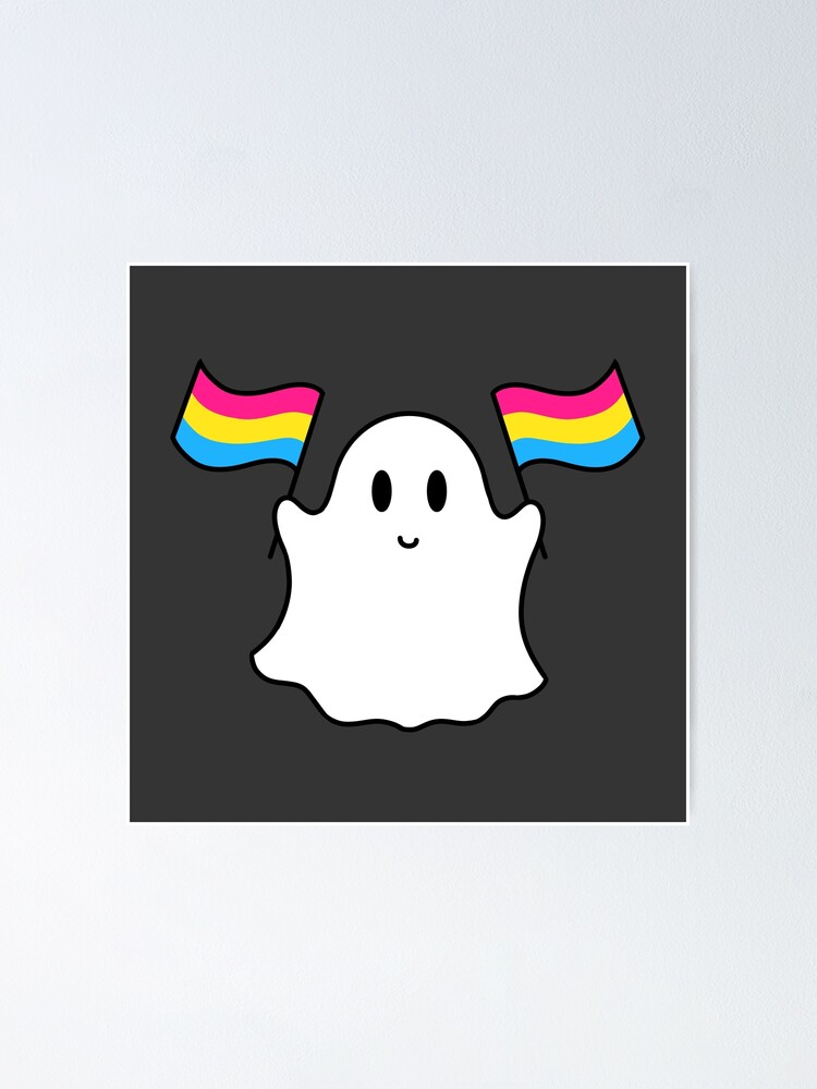 "Ghost pansexual pride flag " Poster for Sale by DoesArtAndStuff ...