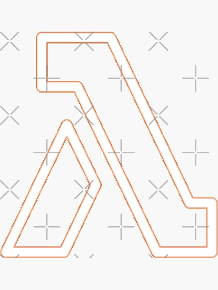 "Lambda" Sticker for Sale by crispyde | Redbubble