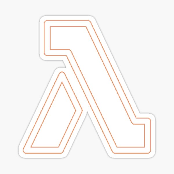 "Lambda" Sticker for Sale by crispyde | Redbubble