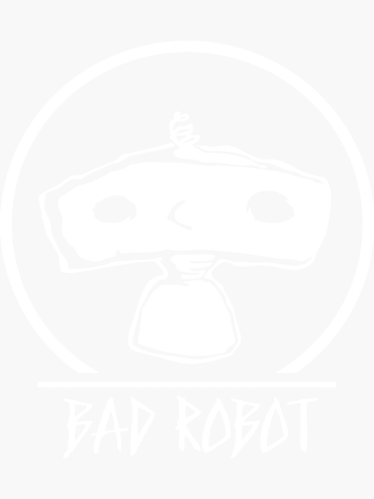 "Bad Robot Logo" Sticker for Sale by Noviaworld | Redbubble