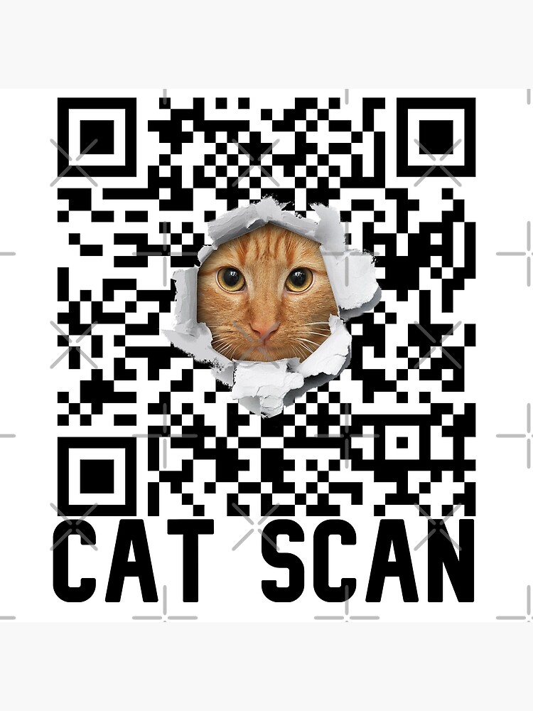 "Cat Scan Qr-Generator, Cat Pate Vintage" Kunstdruck von DiensDesign ...