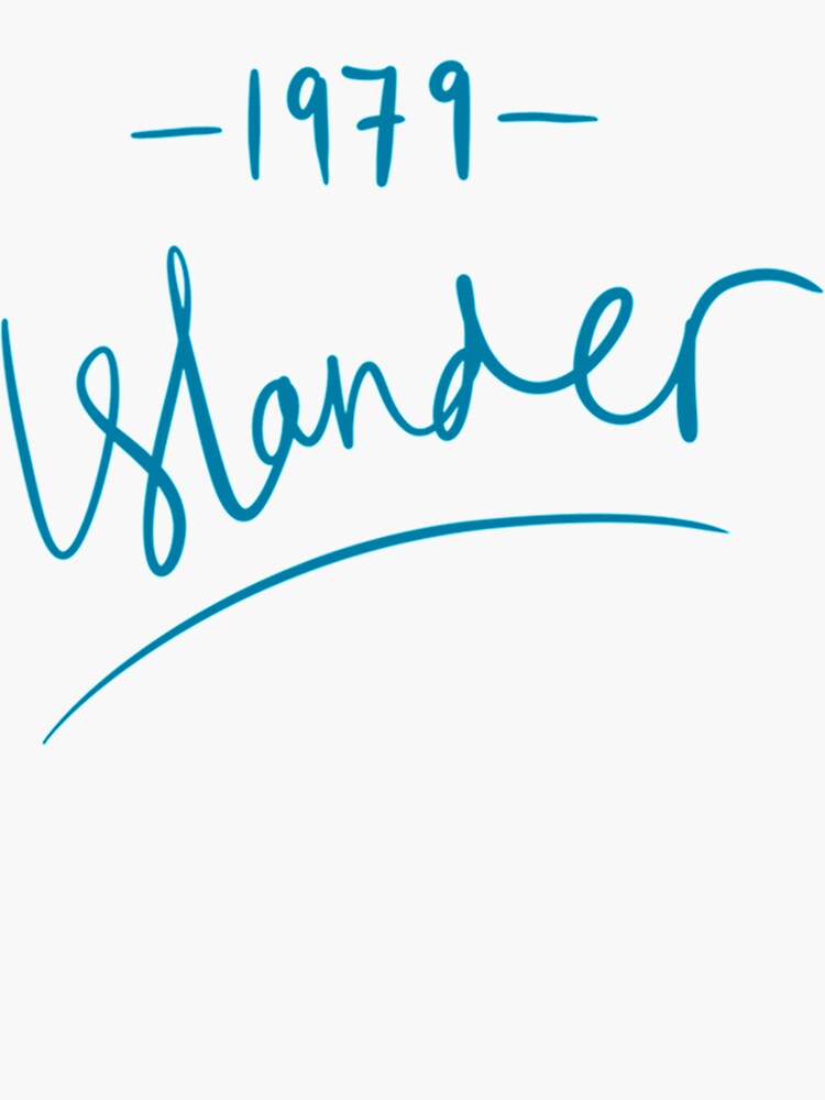 "1979 ISLANDER ~ THORPE PARK RESORT " Sticker for Sale by Earl-DSNCA ...