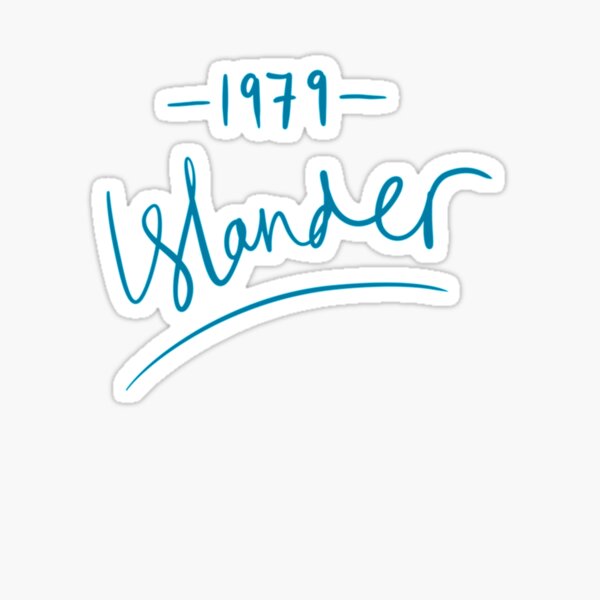 "1979 ISLANDER ~ THORPE PARK RESORT " Sticker for Sale by Earl-DSNCA ...
