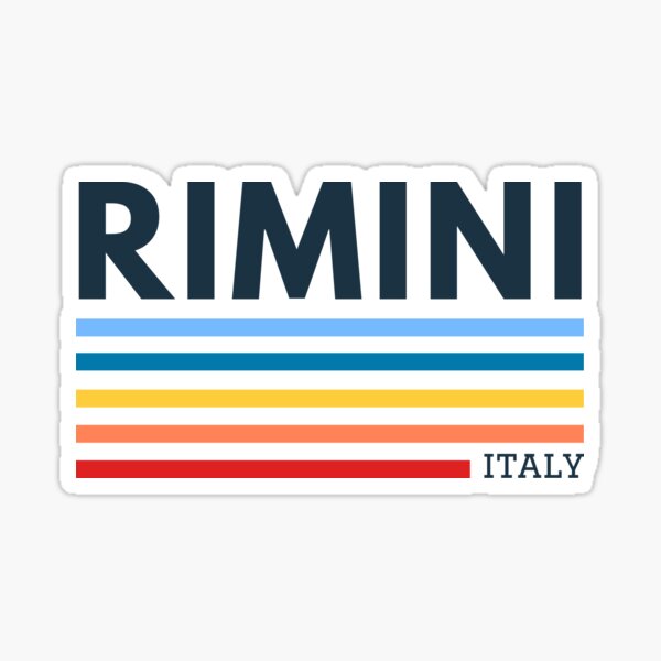 "Rimini Italy" Sticker for Sale by europelines | Redbubble