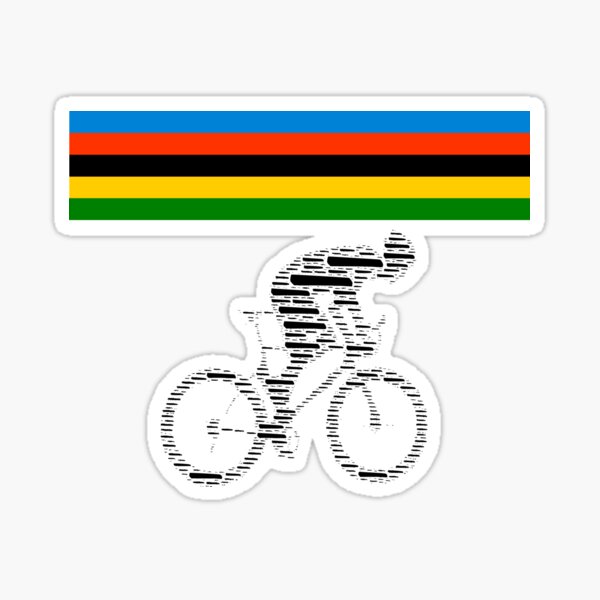 "Cycling/Tour World Champion" Sticker for Sale by casperdigital | Redbubble
