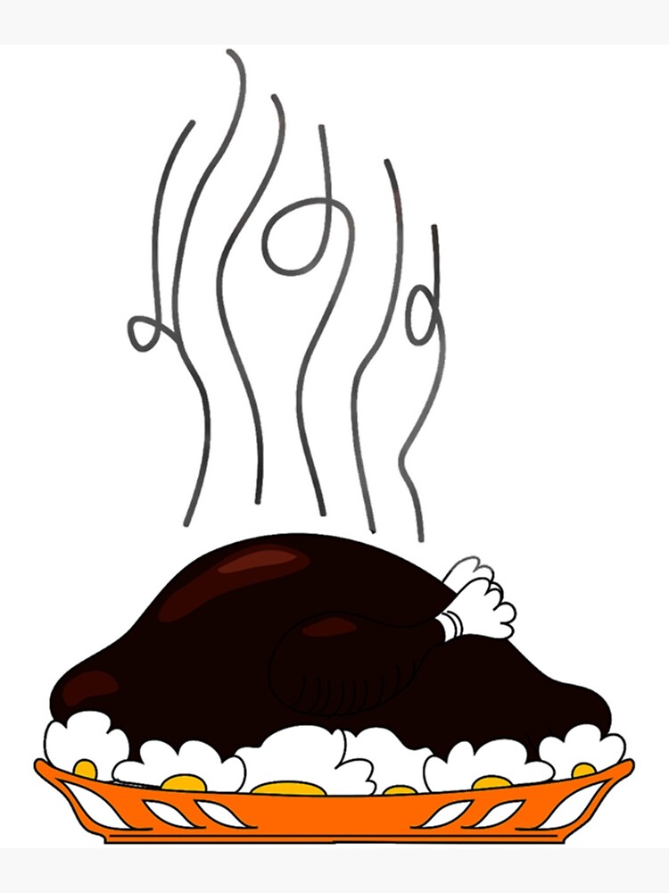 "Overcooked Chicken " Poster for Sale by FroxDesignz | Redbubble