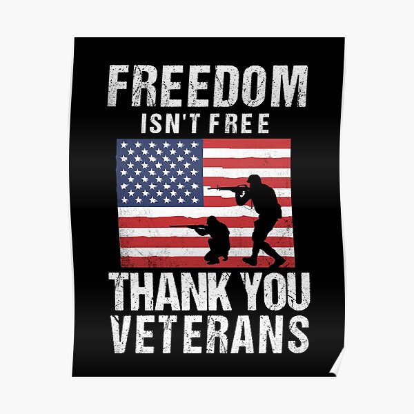 "Freedom Isn't Free Thank You Veterans - Veteran Day Gifts Ideas ...