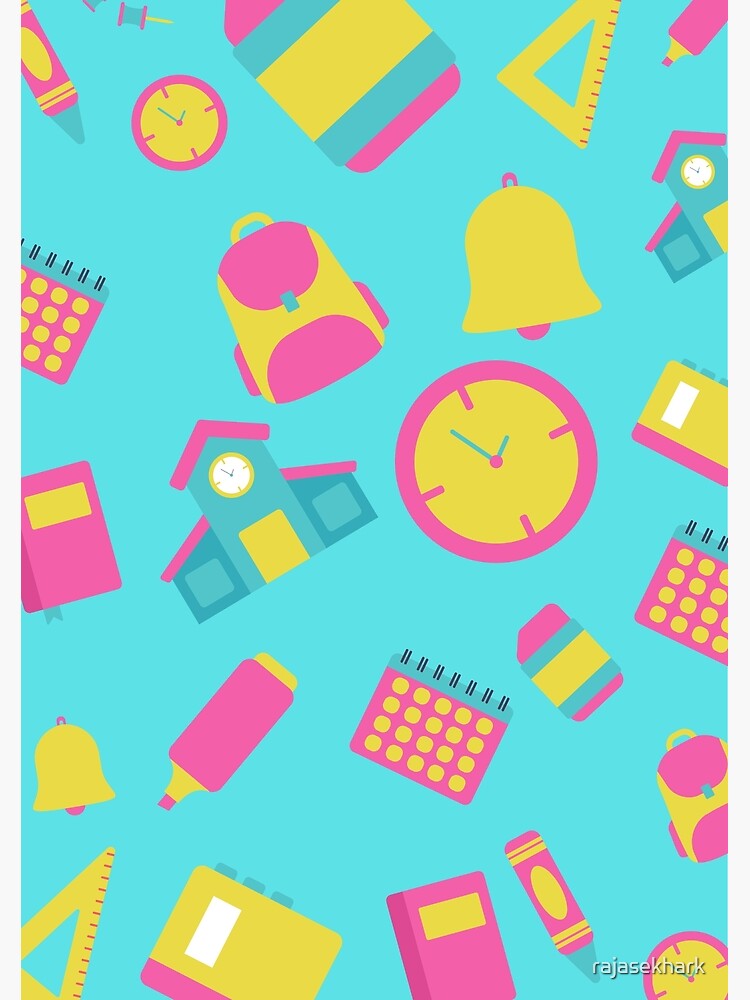 "Students Classroom Objects" Poster by rajasekhark | Redbubble