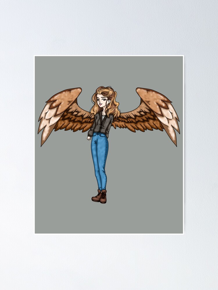 "Maximum Ride with Wings" Poster for Sale by SweetPeaVintage | Redbubble