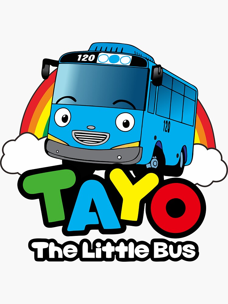 "TAYO THE LITTLE BUS" Sticker for Sale by viastore | Redbubble