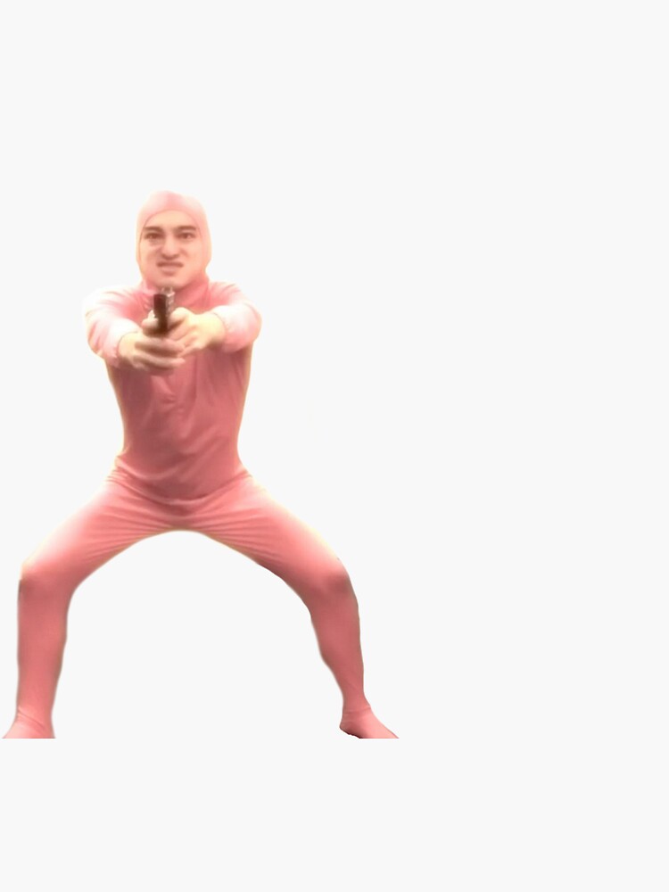 "Pink Guy" Sticker by Secarus | Redbubble