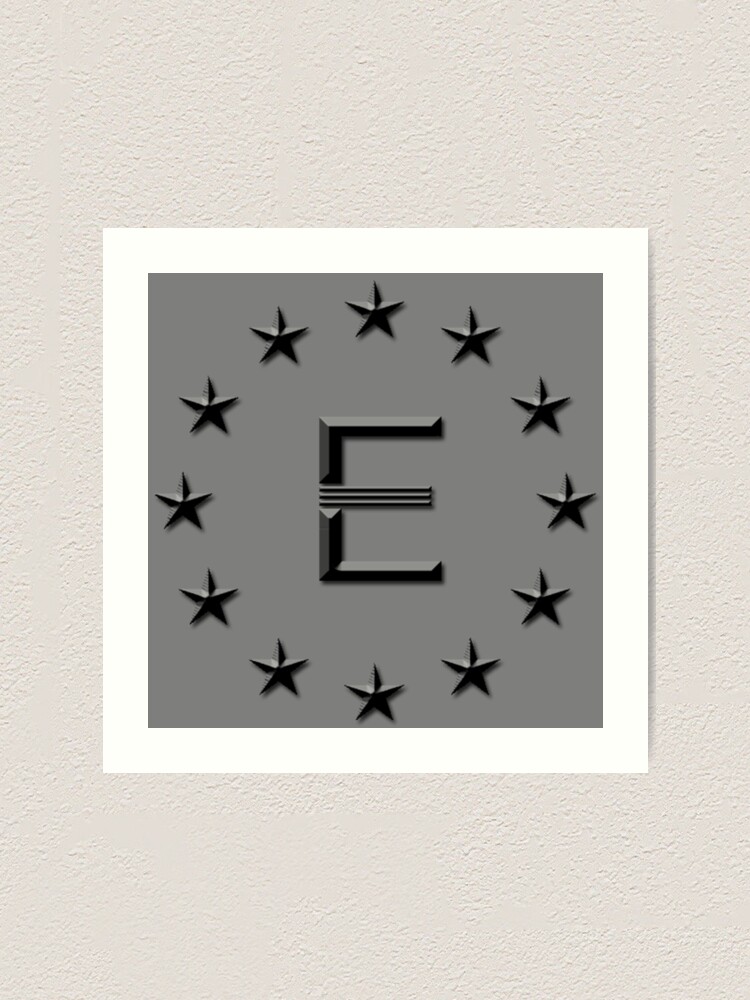 "Detailed Enclave Emblem - Fallout" Art Print by NotaHorse | Redbubble