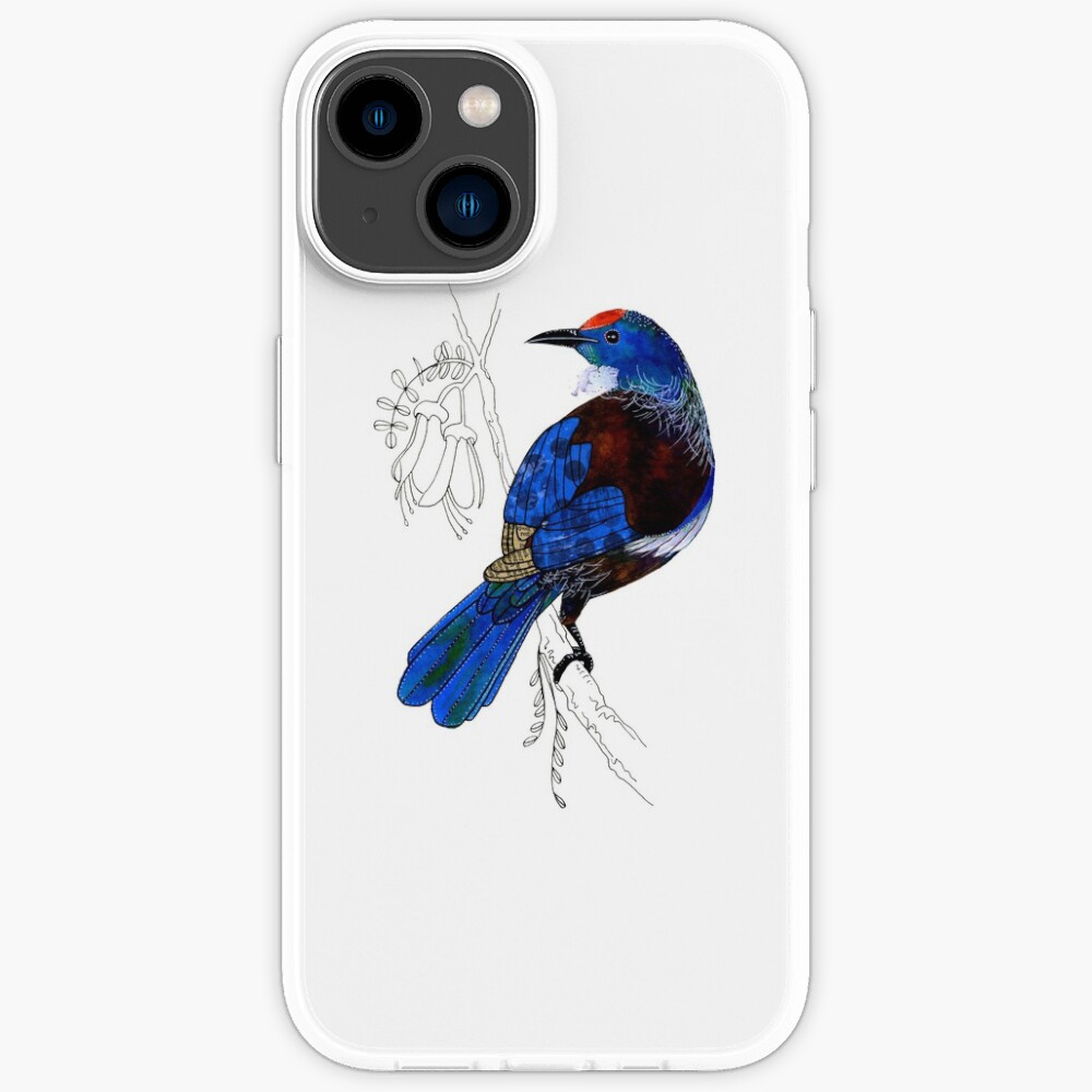 "Tui - New Zealand bird" iPhone Case for Sale by scatterlings | Redbubble