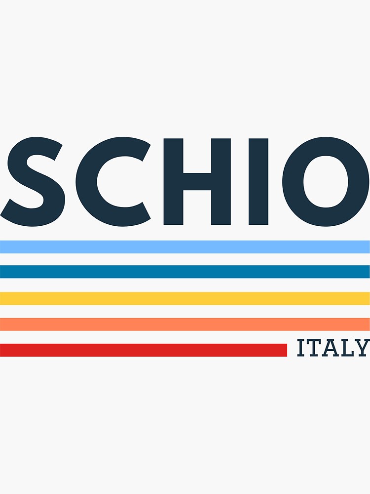 "Schio Italy" Sticker for Sale by europelines | Redbubble
