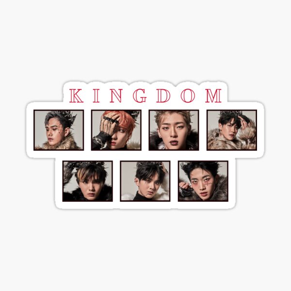 "KINGDOM - kpop - group" Sticker for Sale by kitten-minho | Redbubble