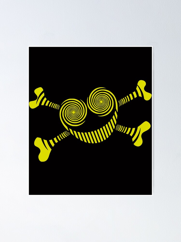 "The Smiler logo Smile and Cross Bones " Poster for Sale by JESSDSN-CA ...