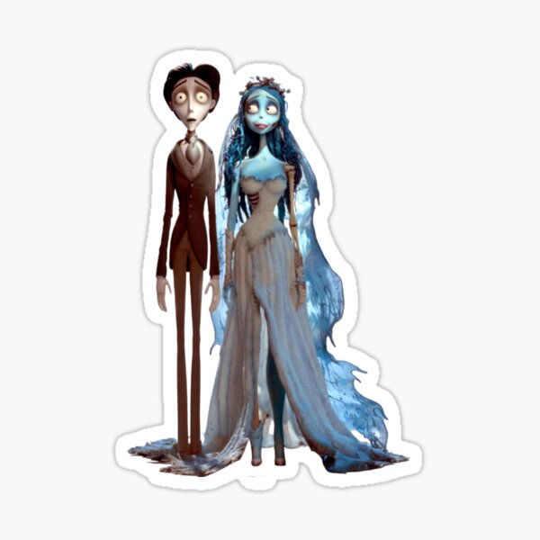 "Corpse Bride Emily and Victor" Sticker for Sale by BunnyPanda0120 ...