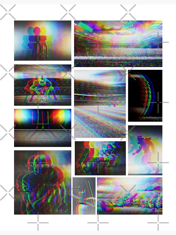 "Football Field Photo - Ultimate Hypebeast Trippy Split Design For Any ...