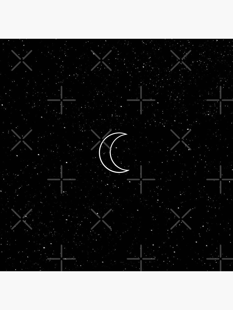 "Dark Night Moon" Sticker by DesignsByIVart | Redbubble