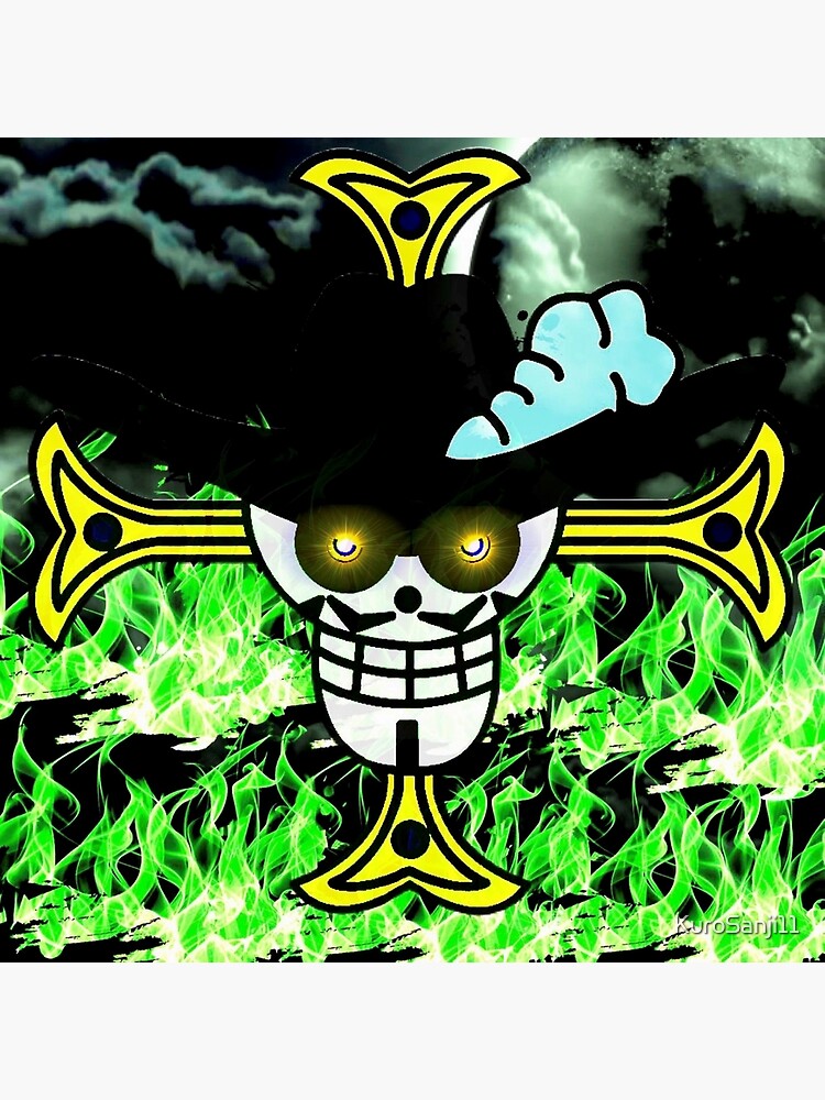 "Jolly roger Mihawk prt2" Poster for Sale by KuroSanji11 | Redbubble