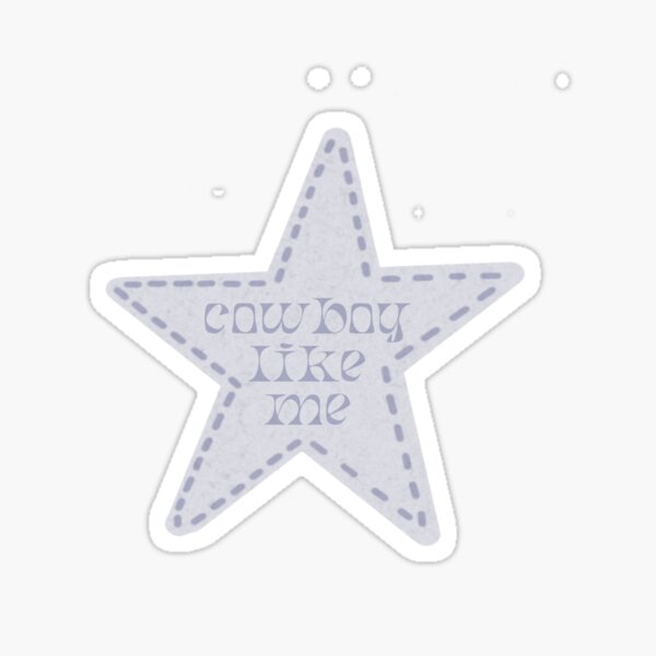 "Cowboy Like Me" Sticker for Sale by caitlinhude | Redbubble