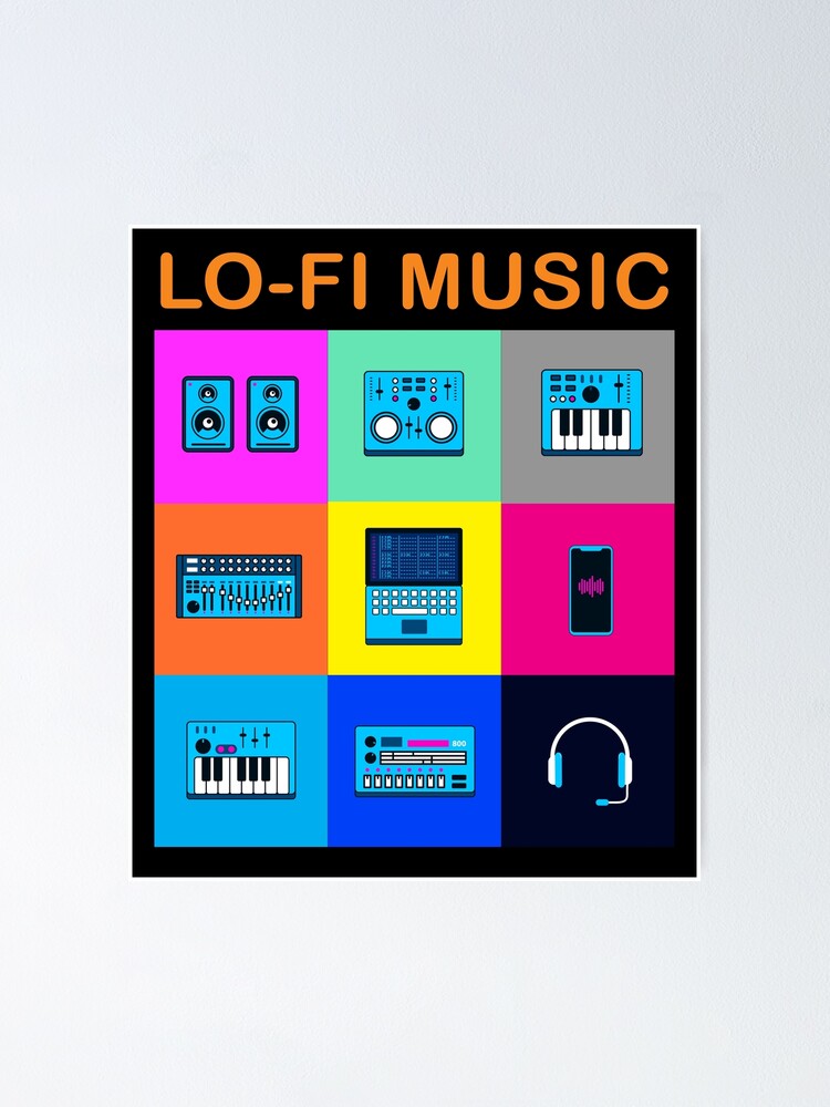 "Lofi beats / Lofi music / lofi hop" Poster for Sale by artpopop ...