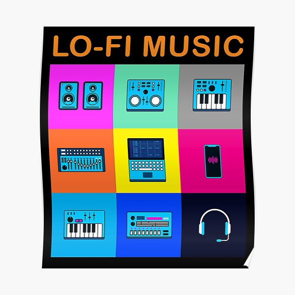"Lofi beats / Lofi music / lofi hop" Poster for Sale by artpopop ...