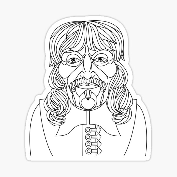 "René Descartes" Sticker for Sale by jholbo | Redbubble