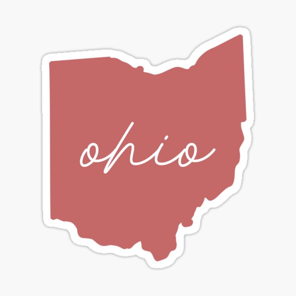 "Ohio State" Sticker for Sale by ThiccAndSik | Redbubble