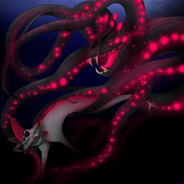 Postal for Sale con la obra «Subnautica Juvenile Gargantuan Leviathan ...