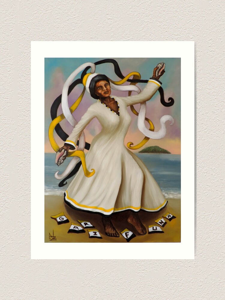 "Garifuna Loops" Art Print for Sale by CelesteYarnall | Redbubble