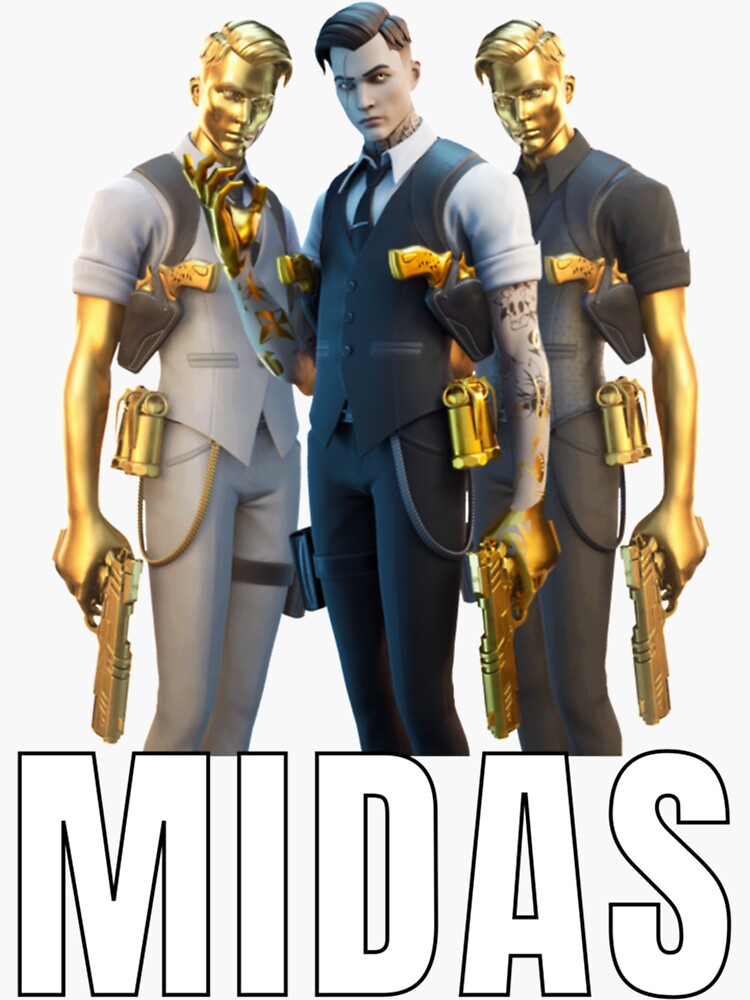 "Midas Team " Sticker by GoldenRoseTees | Redbubble
