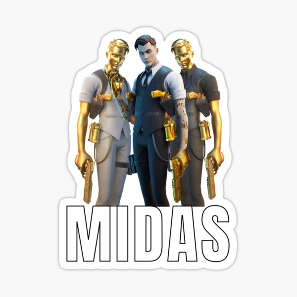 "Midas Team " Sticker by GoldenRoseTees | Redbubble