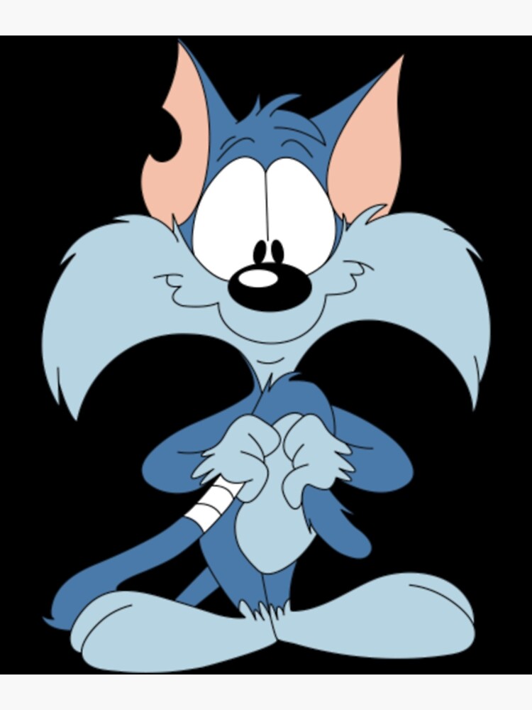 "Tiny Toons Furrball cat " Poster for Sale by RandSaridarr | Redbubble