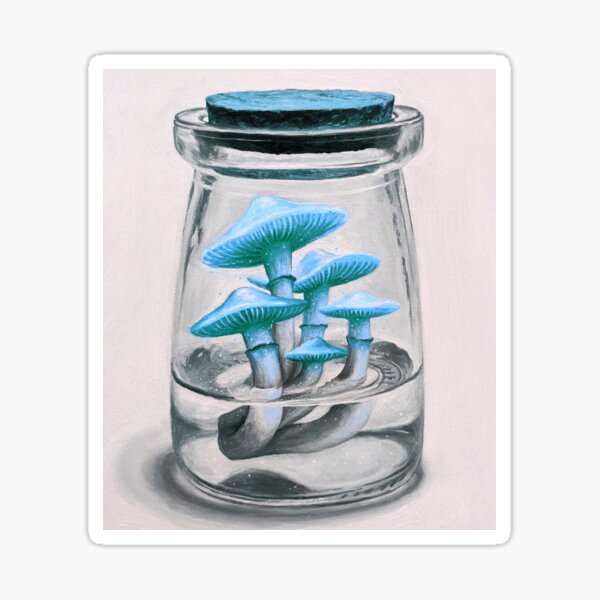 "Psychedelic magic mushrooms" Sticker for Sale by LukjanovArt | Redbubble