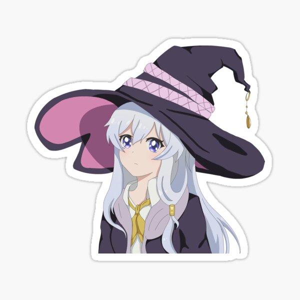 "Elaina" Sticker for Sale by Hey-wolf | Redbubble