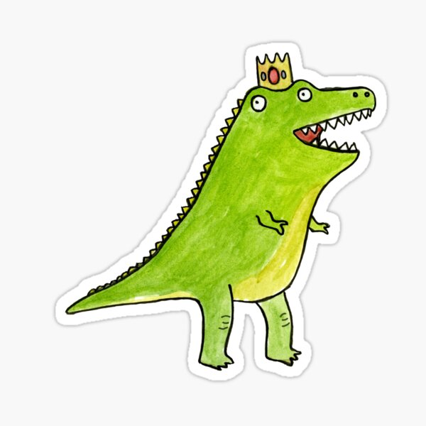 "Terrible Lizard King" Sticker for Sale by famousdinosaurs | Redbubble