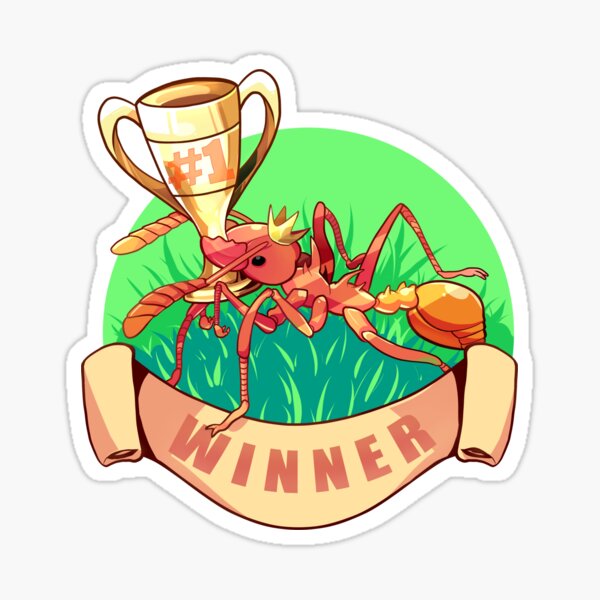 "You Are a Winner!" Sticker for Sale by Ventix | Redbubble