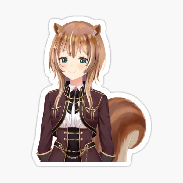 "New Ayunda Risu - Hololive" Sticker for Sale by BigKusa | Redbubble