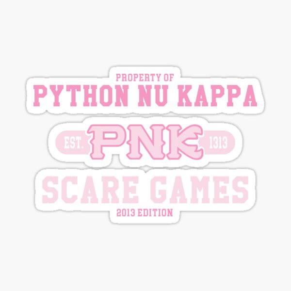 "Python Nu Kappa Scarer" Sticker for Sale by TheMysterySackk | Redbubble