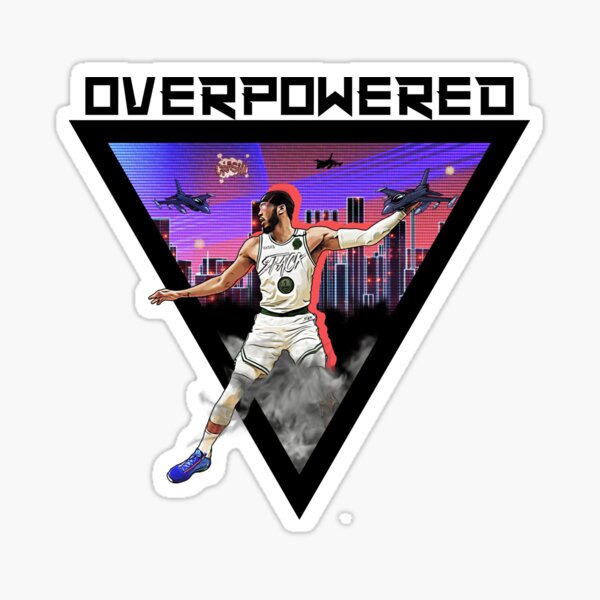 "Gold Medal Jay Custom SNS OVERPOWERED Print" Sticker for Sale by ...