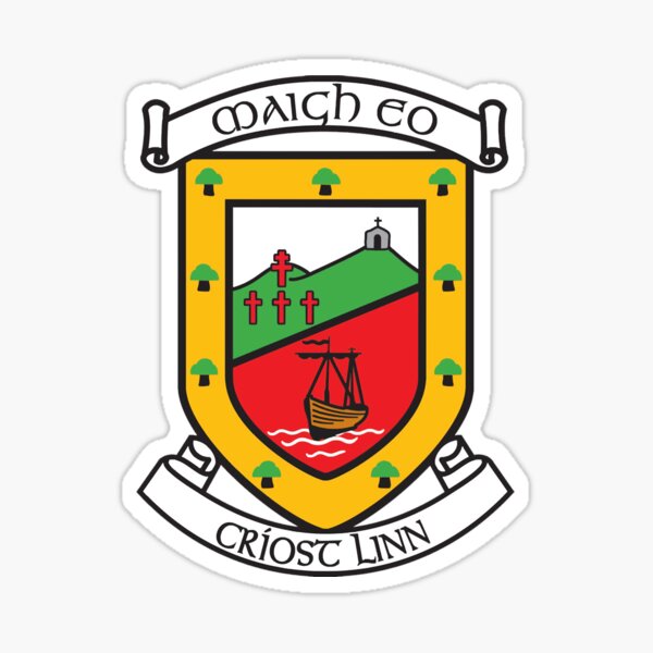 "Mayo GAA Logo" Sticker for Sale by MikeHollandds | Redbubble