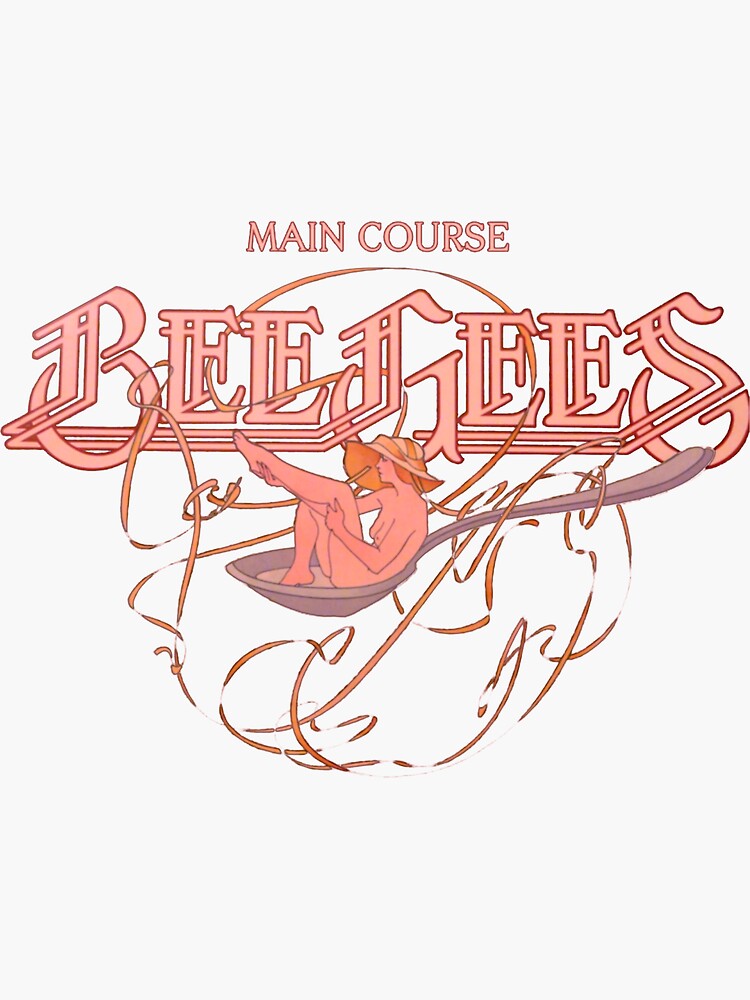 "The Bee Gees Main Course Classic Album 1975" Sticker by MikeHollandds ...