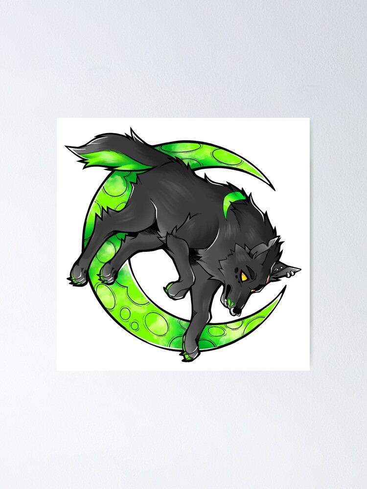 "Wolf Moon" Poster for Sale by Gravedoggo | Redbubble