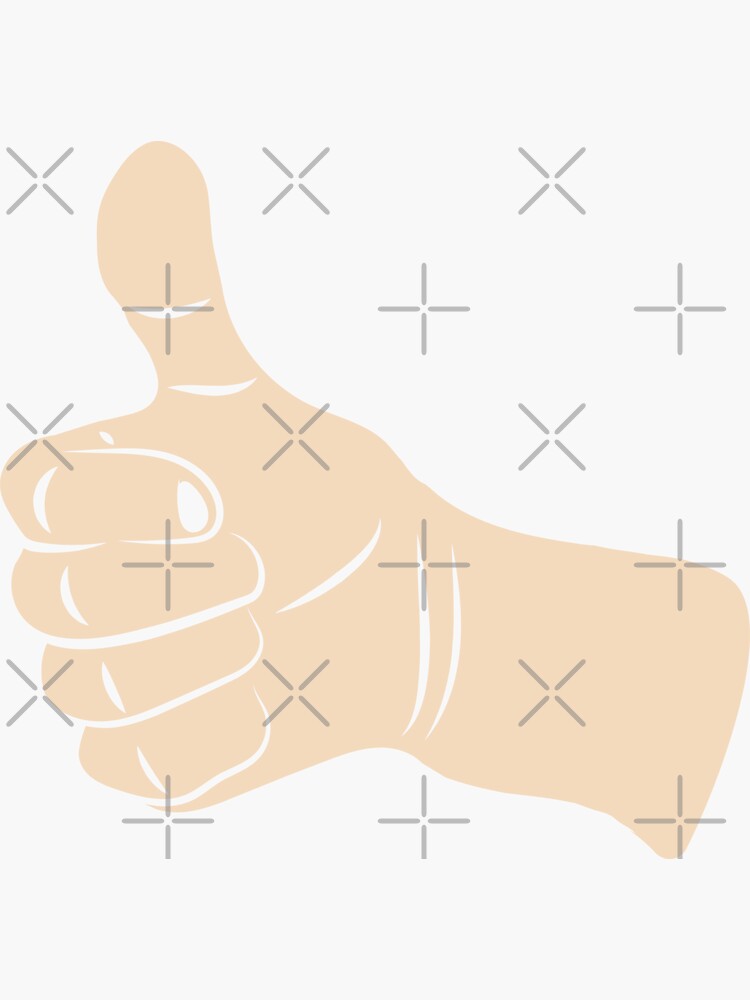"thumb up" Sticker by kimtangdesign | Redbubble
